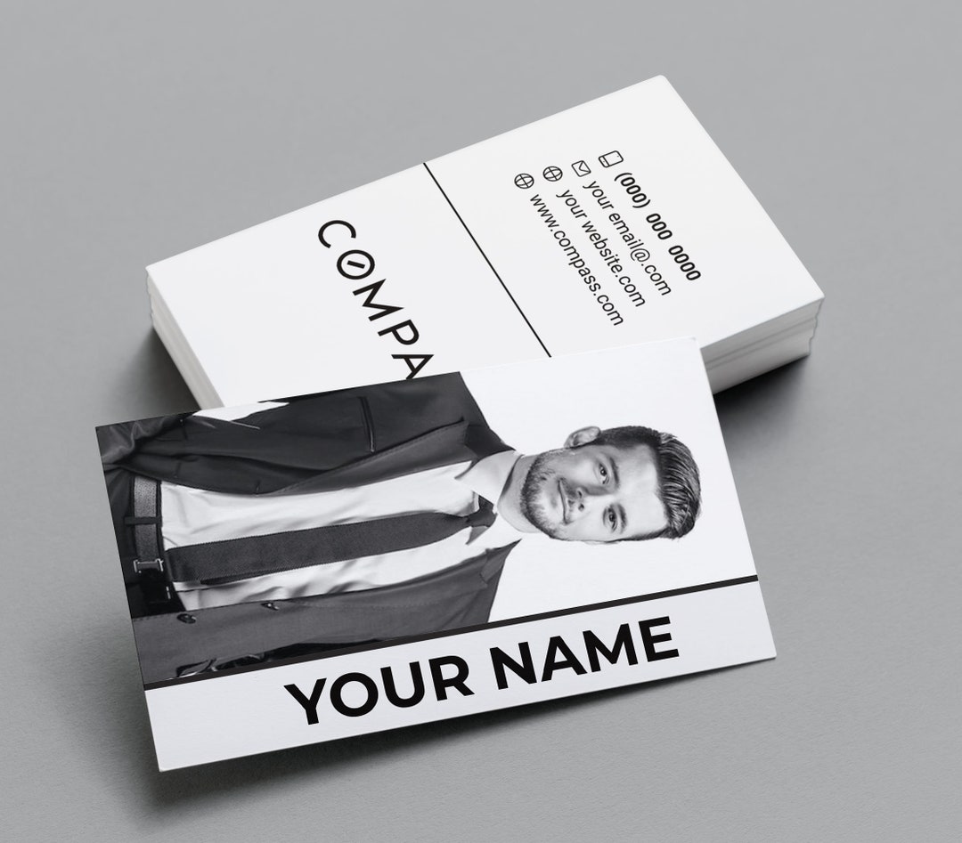 Compass Business Cards | Business Cards Soft Touch Laminated | Real ...