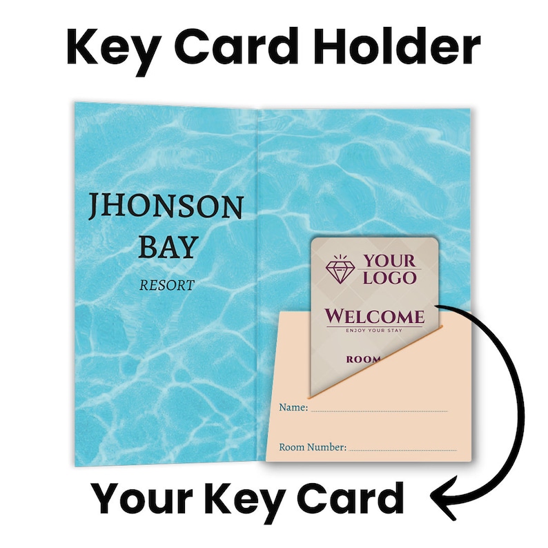 Custom Hotel Key Card Holders | Gift Card Sleeves | Hotel Access Card ...