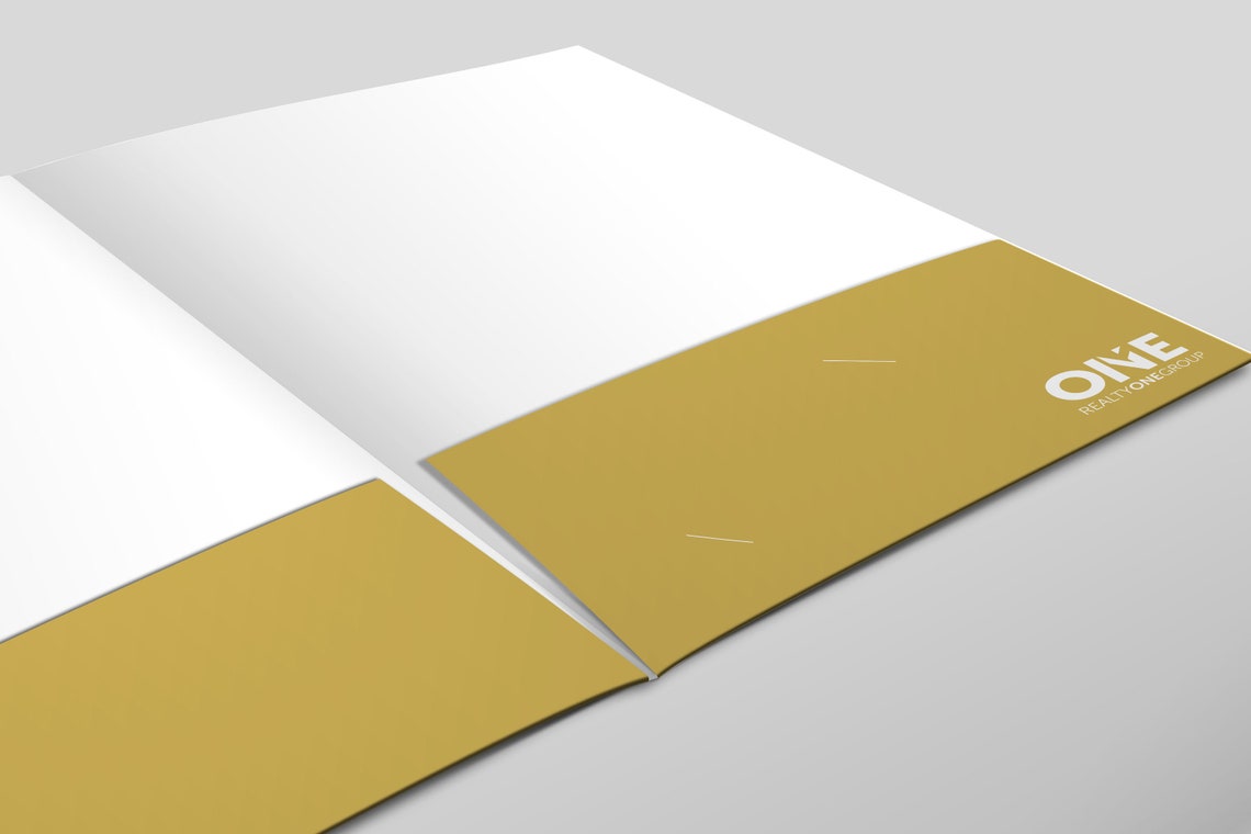 Realty One Group Custom Luxury Presentation Folder Printing With ...