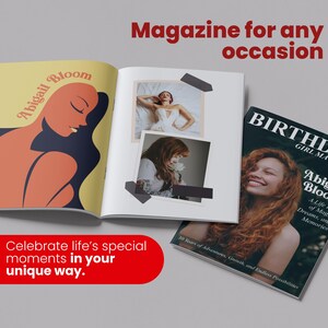 Birthday Magazine | Magazine Printable | Best Friend | 12 Pages ...