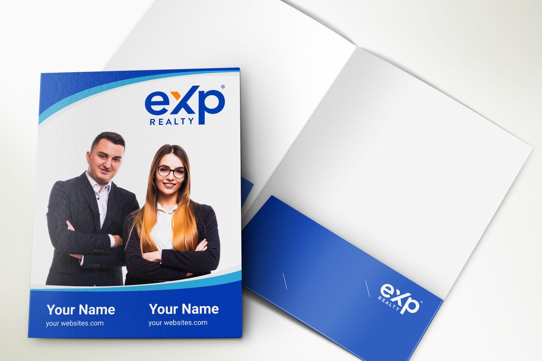 Exp Realty Custom Presentation Folder Velvet Laminating With Your Logo ...