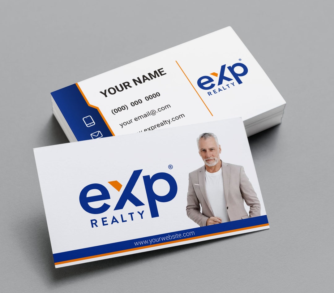 Exp Realty Business Cards | Business Cards Soft Touch Laminated | Real ...