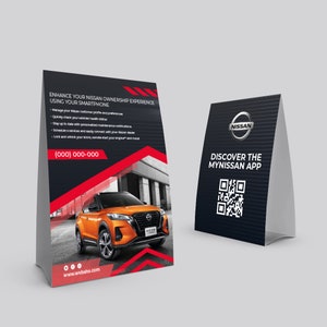 Printed Dealership Tent | Table Tent Card | Dealership | Custom Tent ...