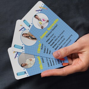 Custom Team Introduction Cards | Personalized Presentation Profiles for ...
