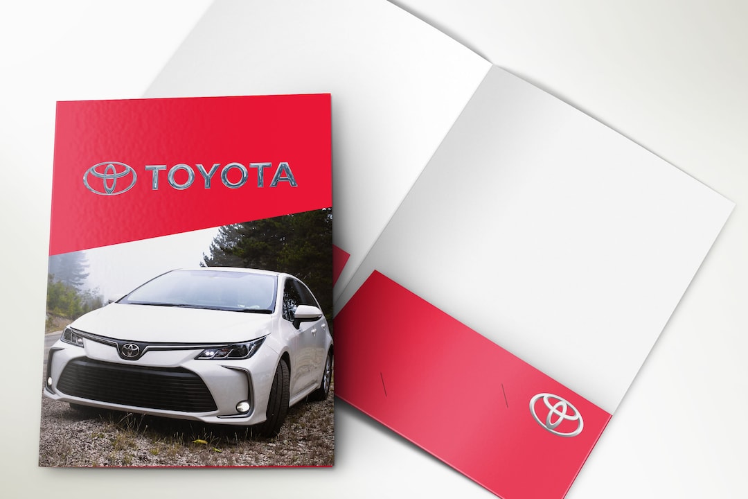 Auto Dealers Custom Luxury Presentation Folder Printing With Embossed ...