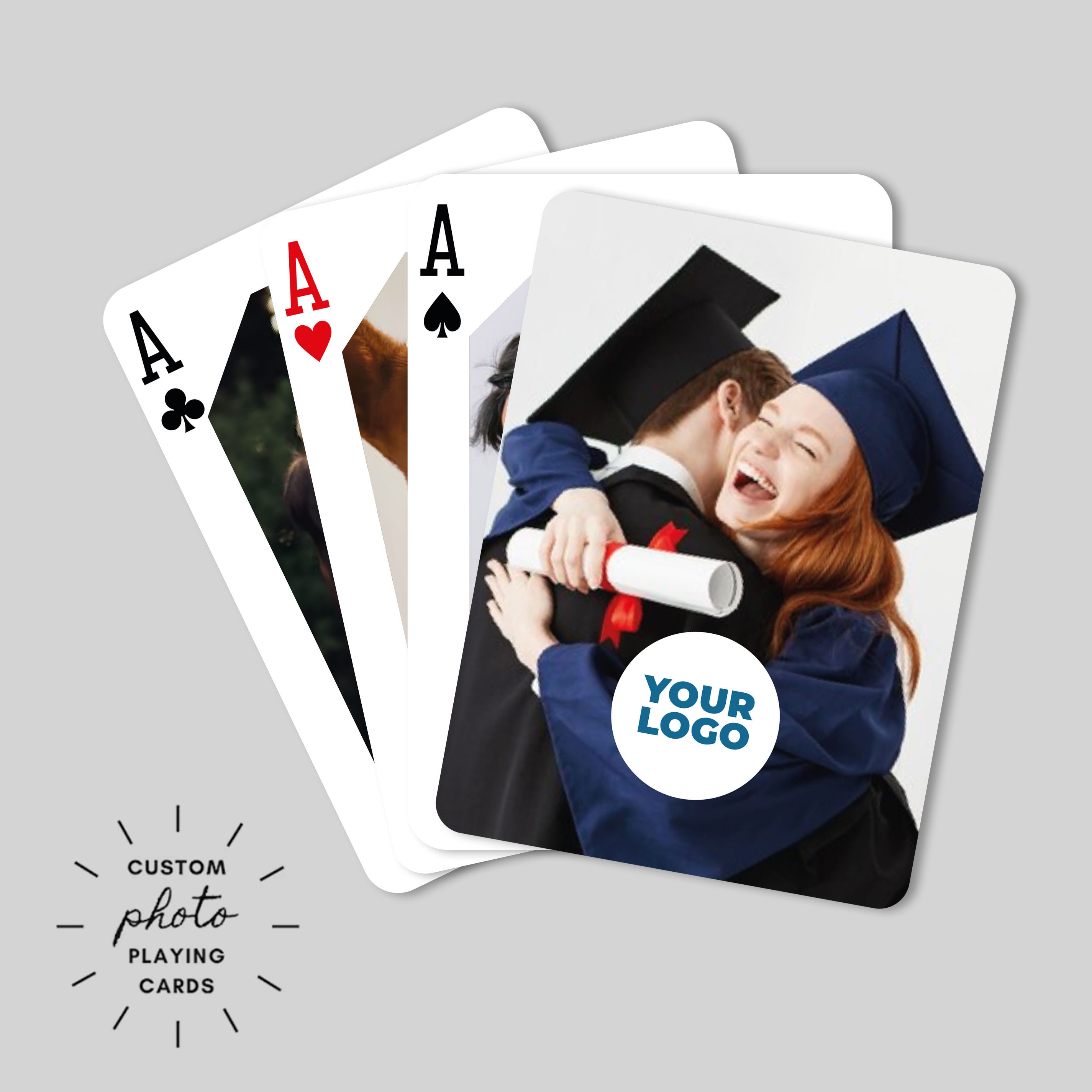 RUSH Custom Photo Playing Cards Personalized Gifts Poker Custom Photo ...