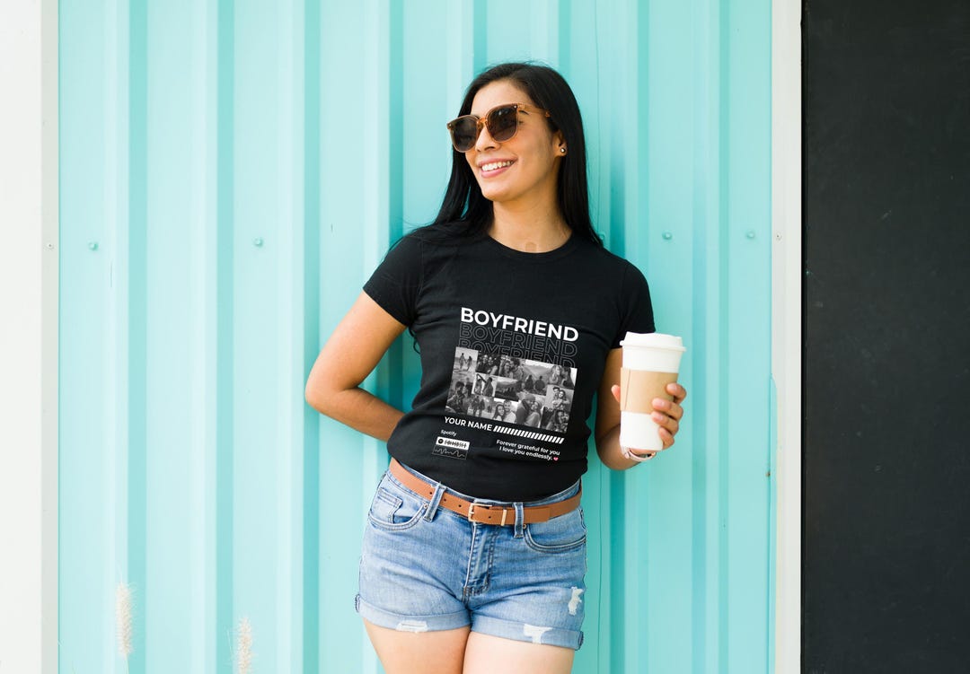 RUSH Boyfriend T-shirt | Boyfriend Collage Design | Only You Shirt ...