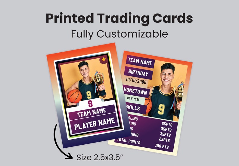 Trading Cards for Kids Collectible Card Packs Personalized Gift ...