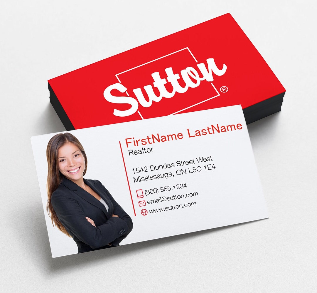 Sutton Business Cards | Business Cards Soft Touch Laminated | Real ...
