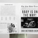 Printed Folded Newspaper Baby Shower Program | Printable Baby Shower ...