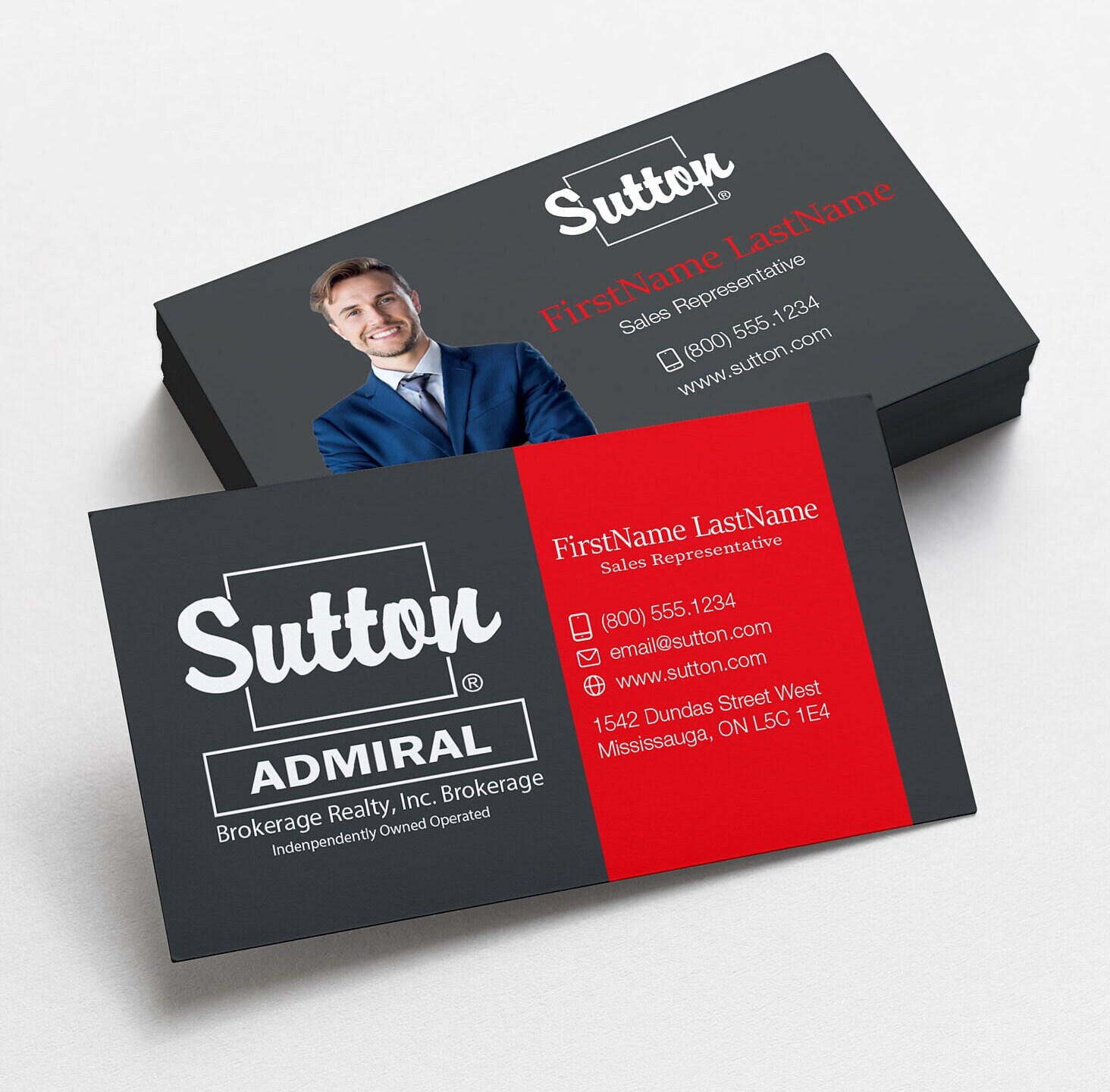 Sutton Business Cards | Business Cards Soft Touch Laminated | Real ...