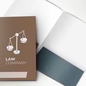 Economy Custom Presentation Folder | Custom Design With Your Logo ...