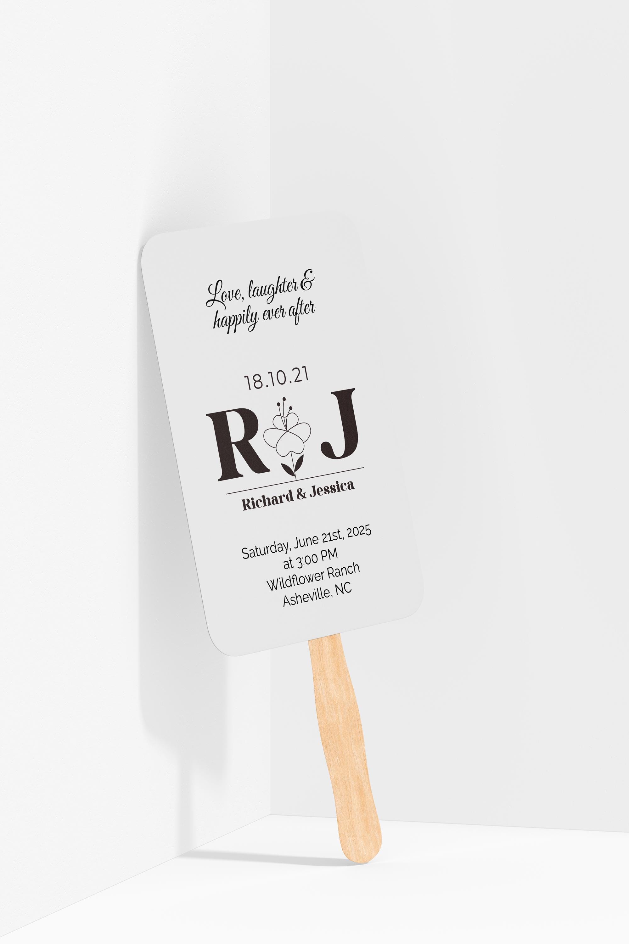 Custom Wedding Hand Fans | Personalized Fan Tags for Ceremony | Outdoor ...