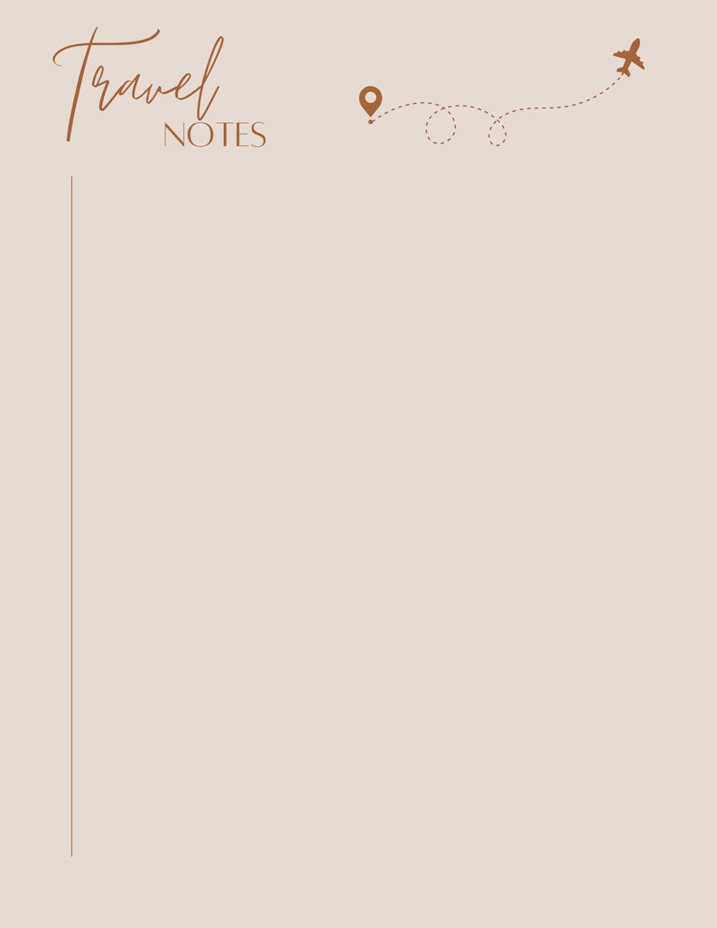 Printable and Editable Travel Itinerary Template, Editable Canva Travel ...