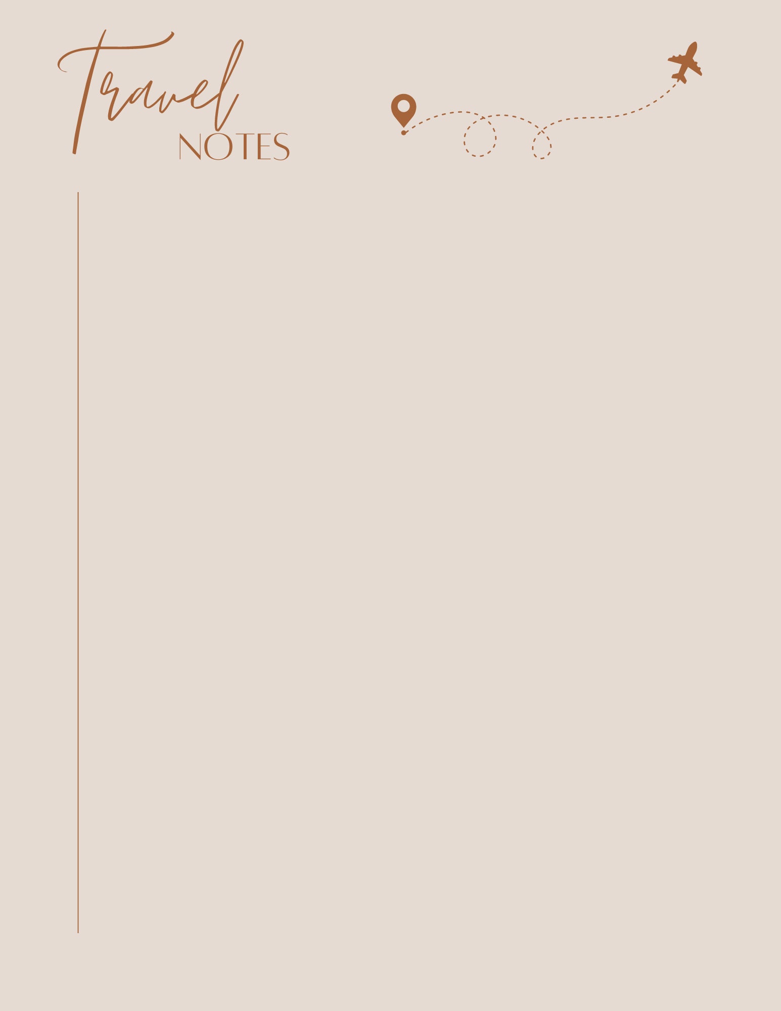 Printable and Editable Travel Itinerary Template, Editable Canva Travel ...