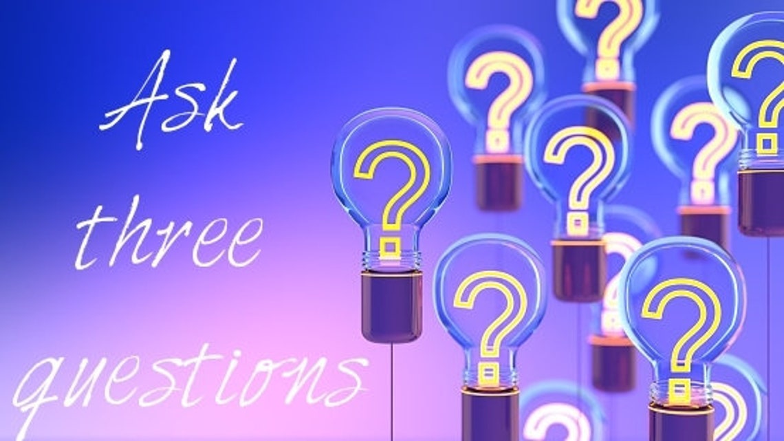 Ask Three Questions- Any Topic(s)! - Etsy