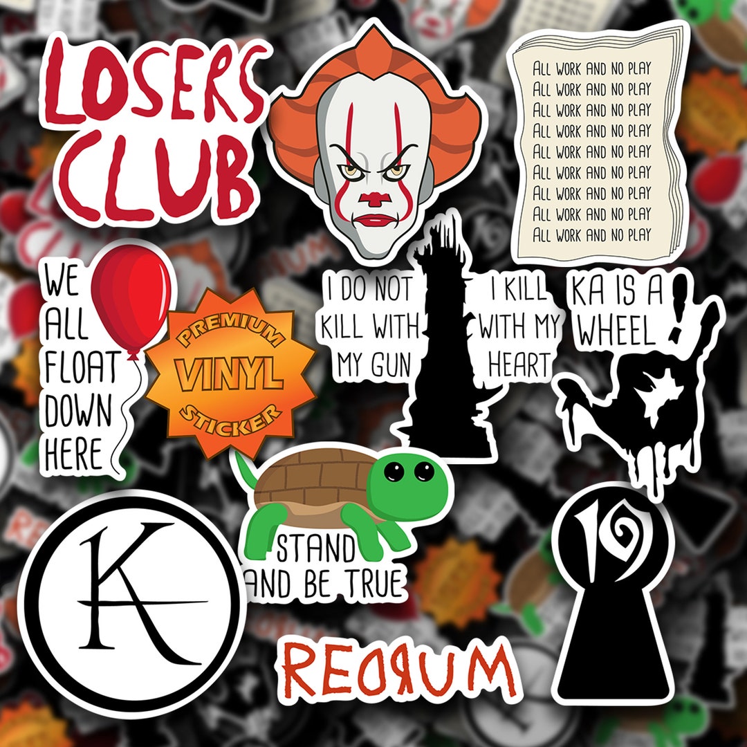 Stephen King Sticker 10 Pack. Perfect Gift for Stephen King Lover. - Etsy