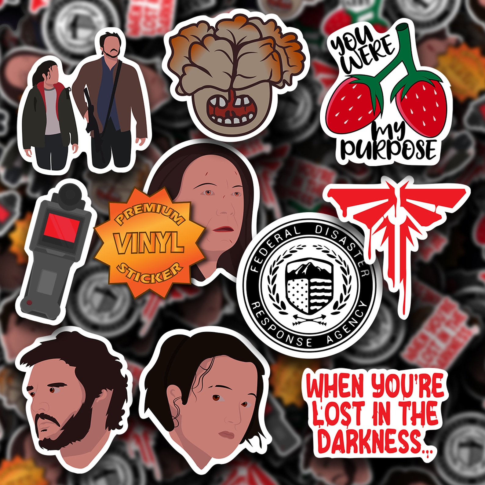 The Last of Us Sticker 10 Pack. Perfect Gift for the Last of Us Lover ...