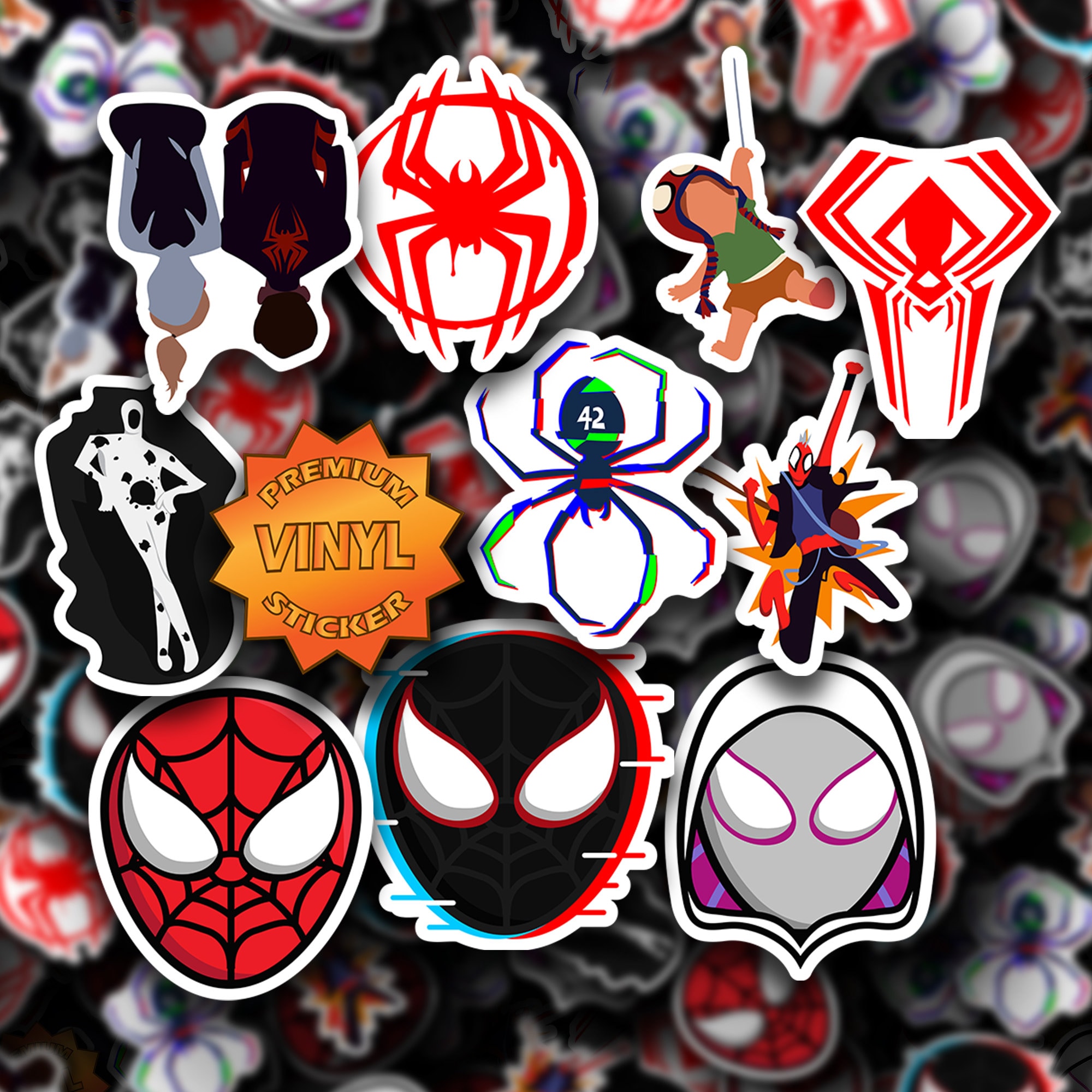 Spider-man: Across the Spider-verse Sticker Pack. Perfect Gift for ...