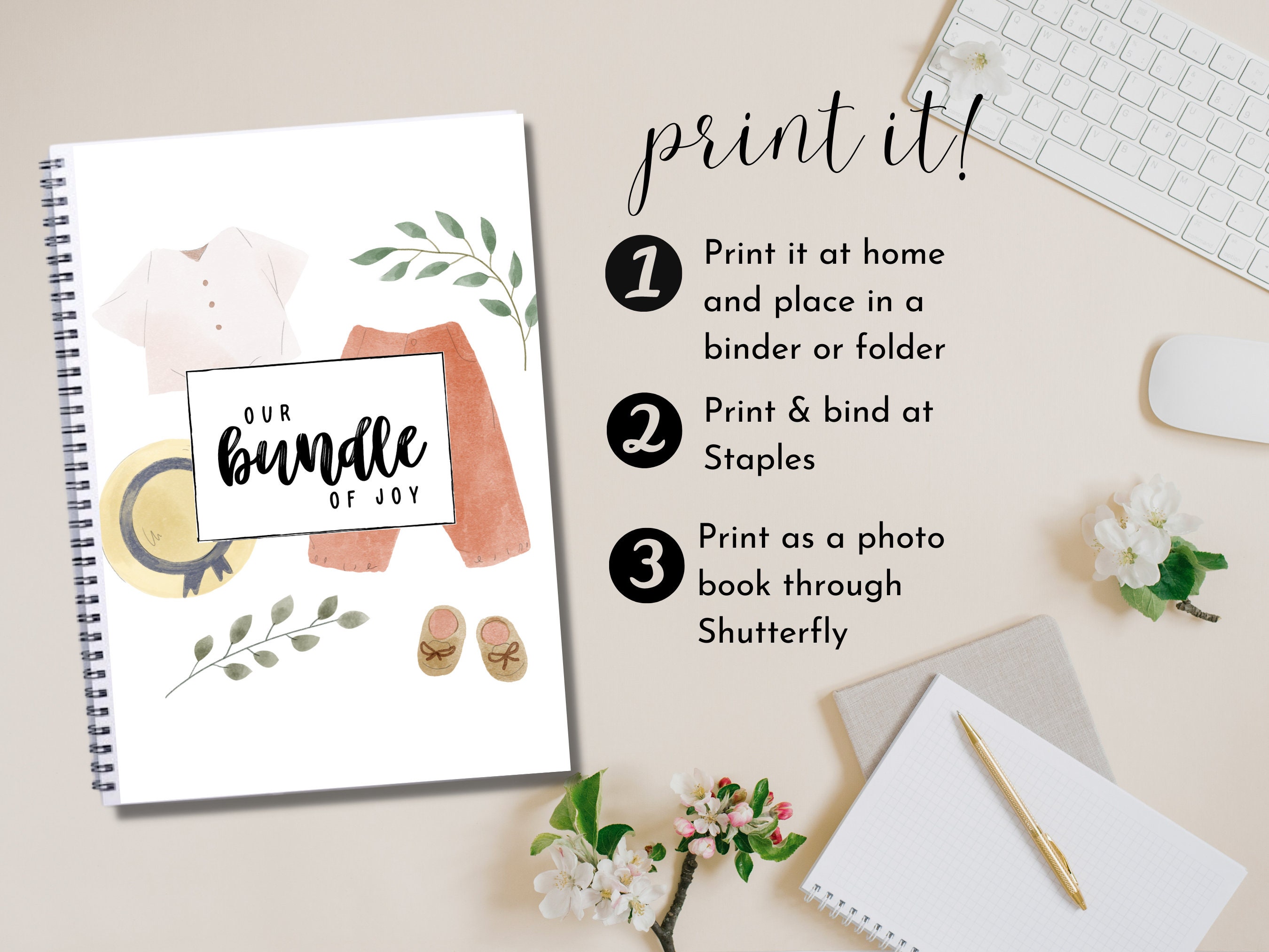 Pregnancy Journal Template Pregnancy Memory Book Gender - Etsy