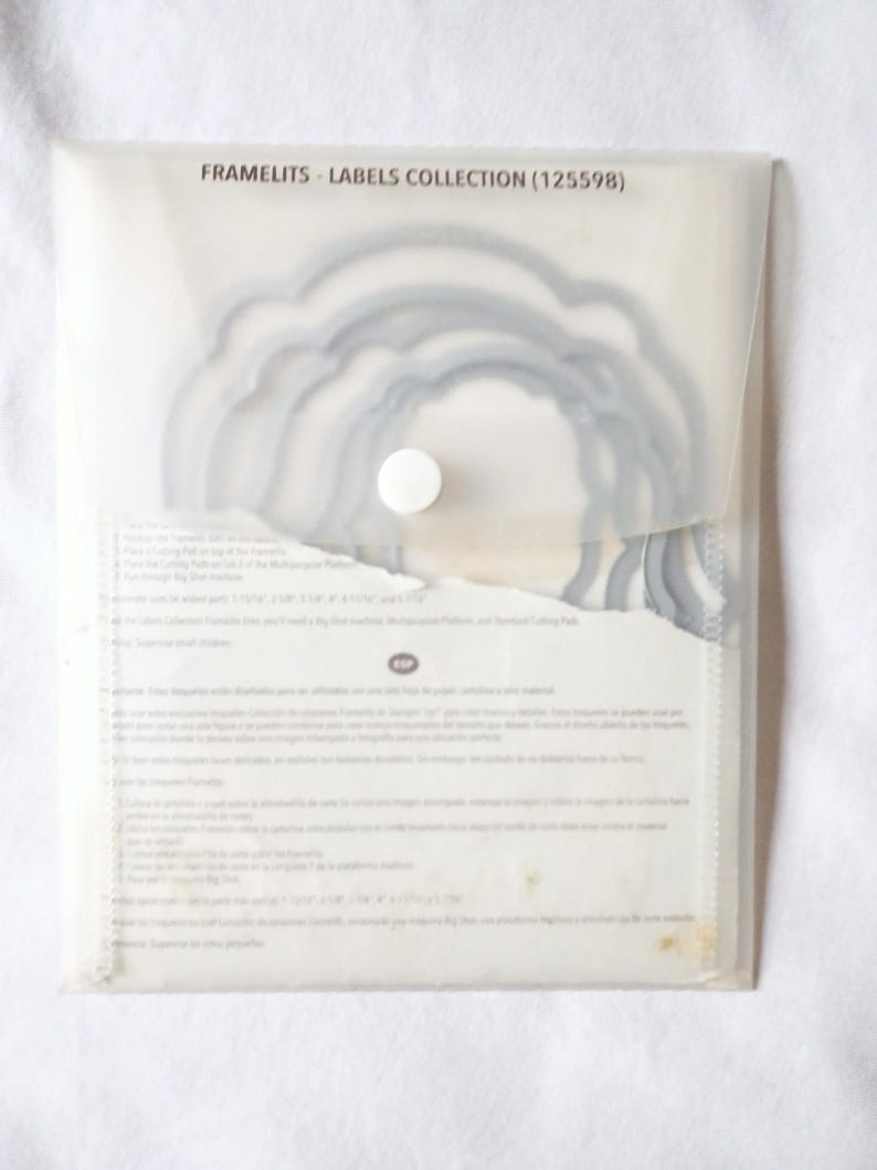 Stampin' Up! Framelits - Labels Collection, 6 Piece Die Set - Etsy