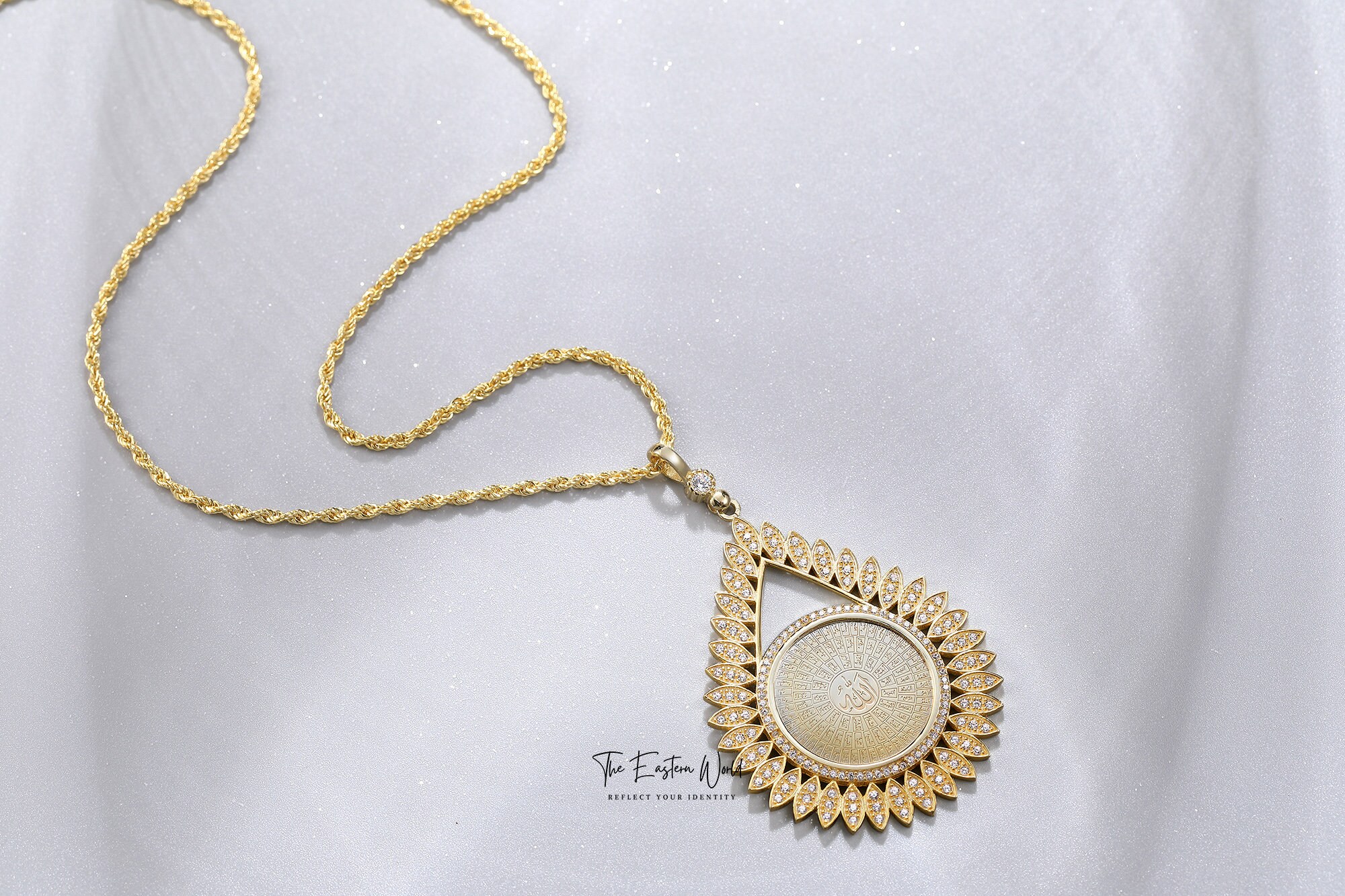 99 Names of Allah Necklace for Women Islamic Jewelry Allah - Etsy