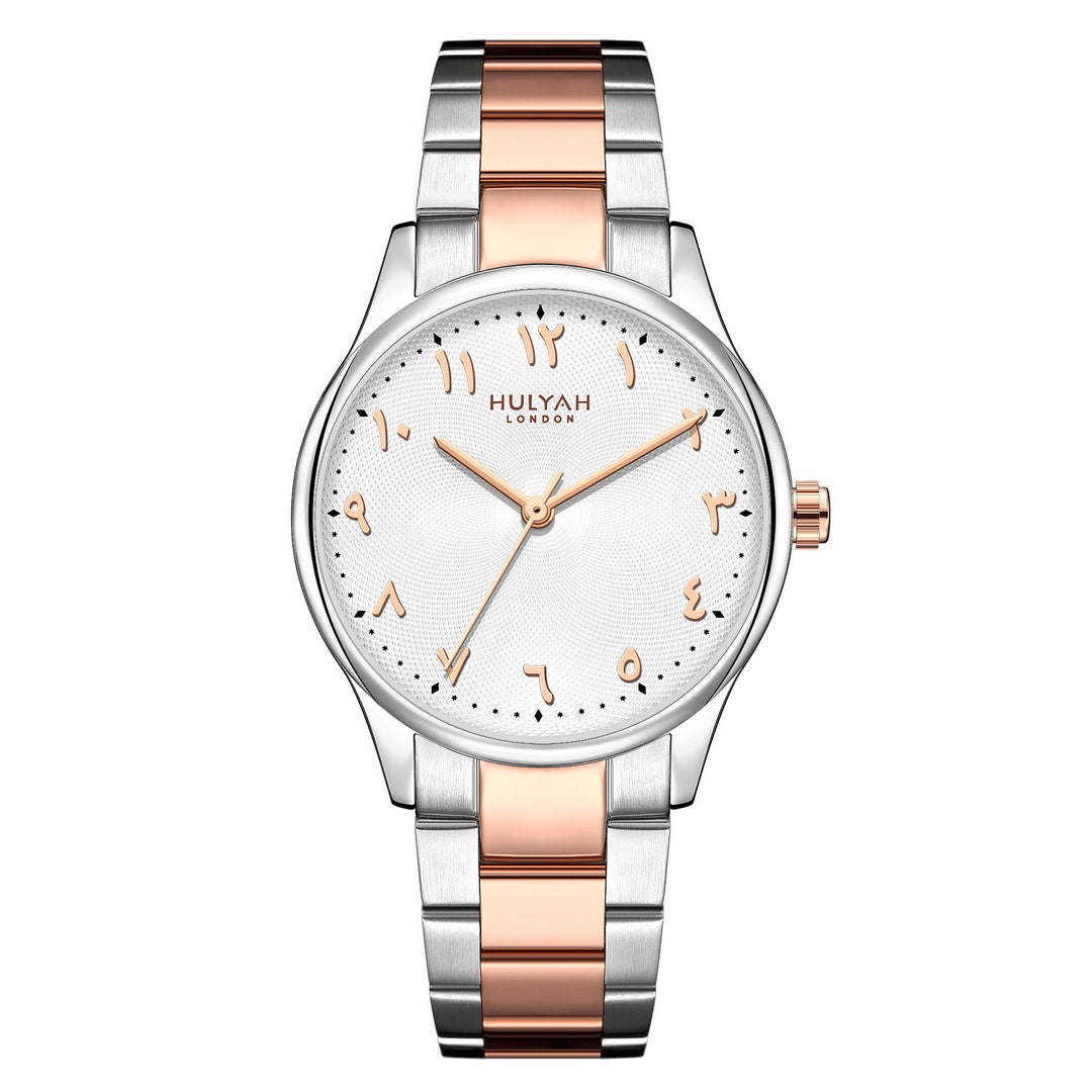 Red Arabic Number Watches for Women, Islamic Gift Watch, Arabic Dial ...