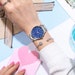 Blue Arabic Number Watches for Women, Islamic Gift Watch, Arabic Dial ...