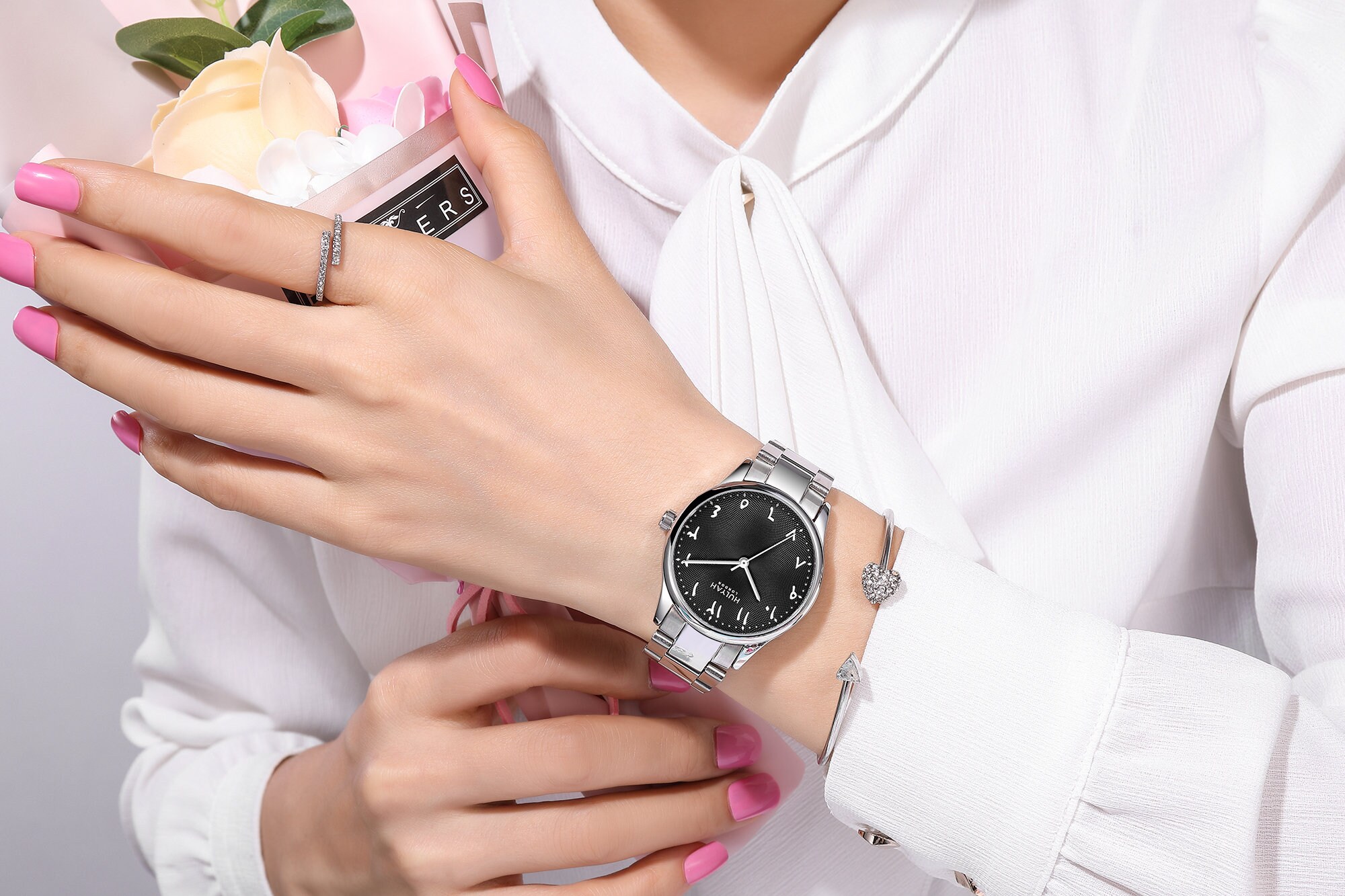 Black Arabic Number Watches for Women Islamic Gift Watch - Etsy