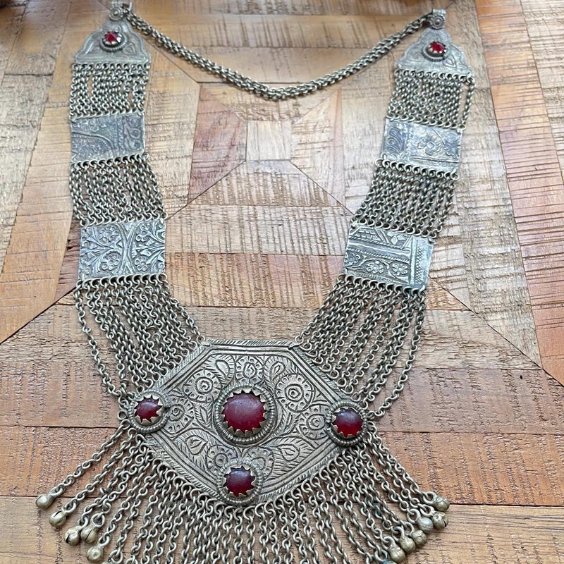 Turkmen Jewelry - Etsy