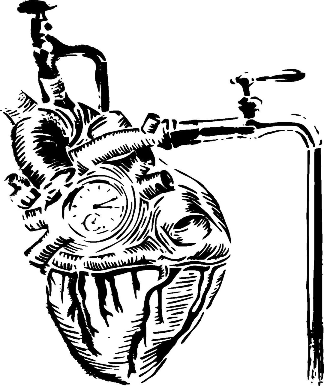 Digital Download Steam Punk Heart Png, Svg, Eps, Dxf. Cricut ...