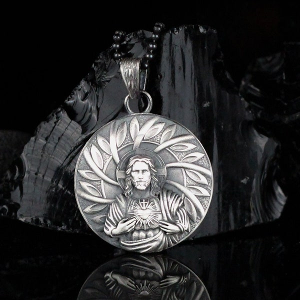 Mens Sterling Silver Medallions - Etsy