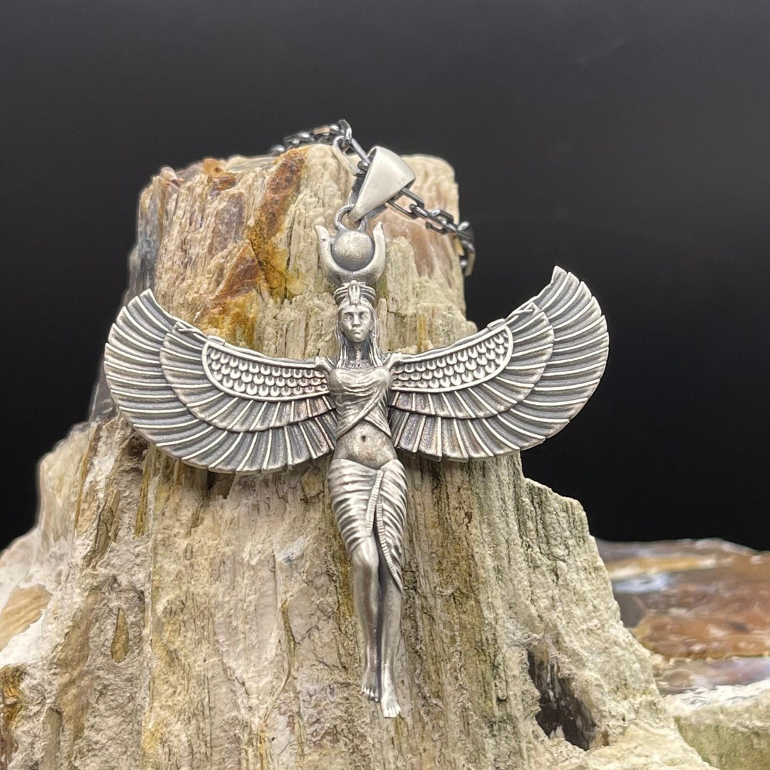 Goddess ISIS Necklace, Egyptian Goddess Necklace, Mythological Jewelry ...