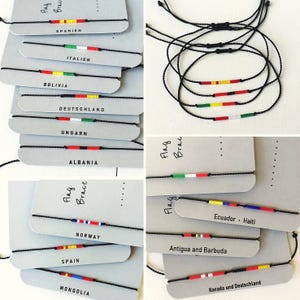 Uruguayan Flag Bracelet, Flag of Uruguay Bracelet, Country of Origins ...