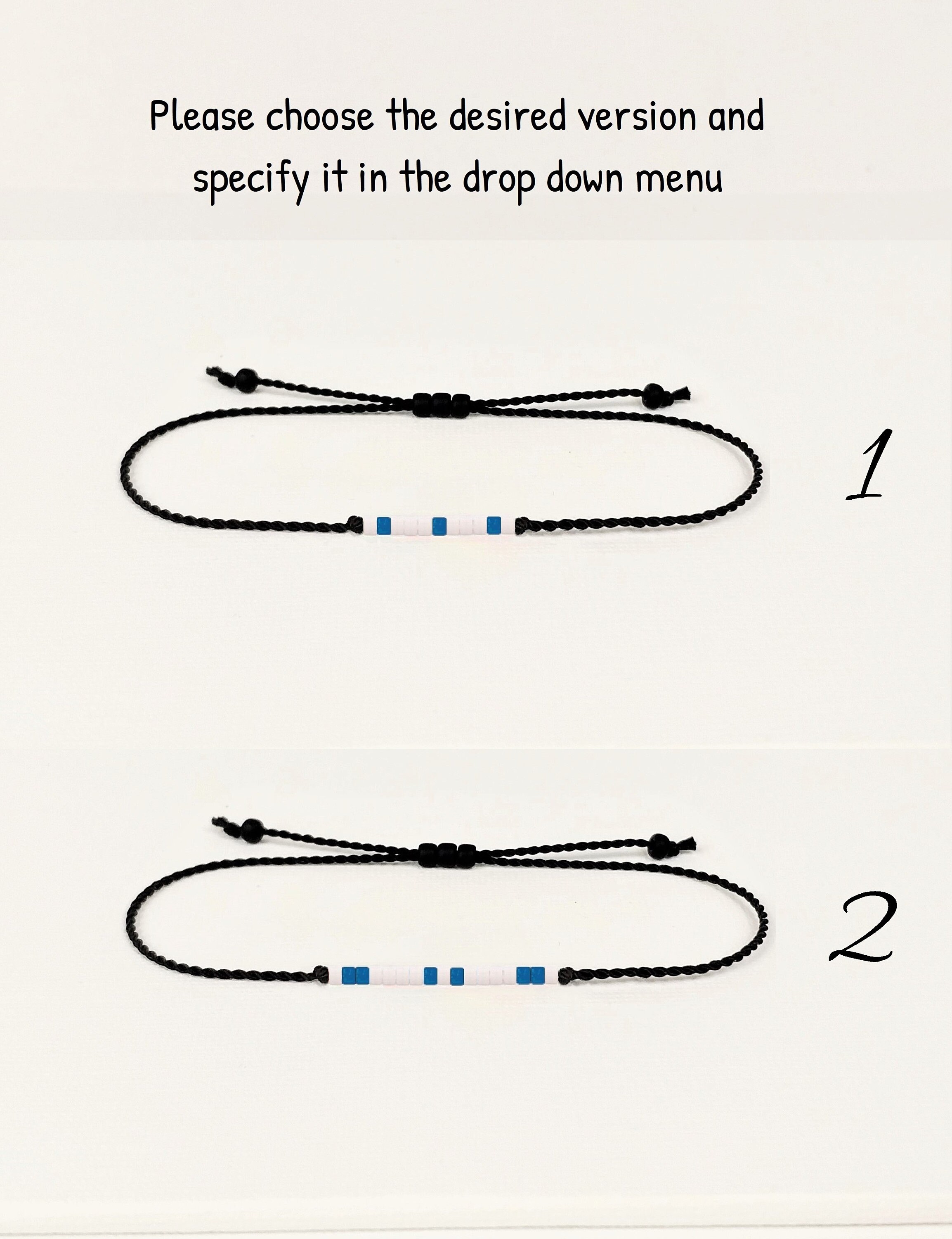 Flag of Israel Bracelet, Israeli Flag Jewelry, Israel String, Custom ...