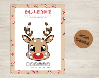 Roll a Reindeer - Etsy