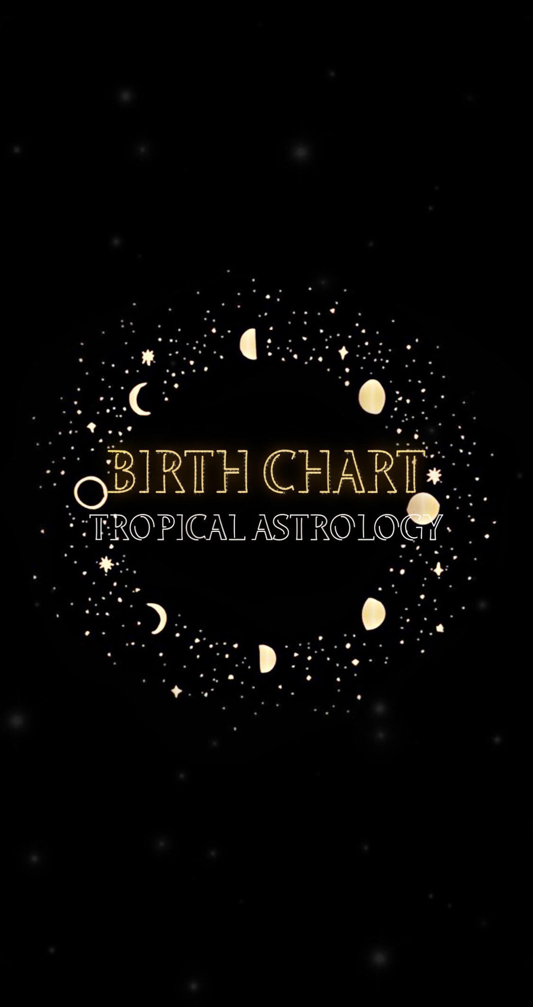 Birth Chart Western Astrology Reading Tropical Zodiac Horoscope Natal ...