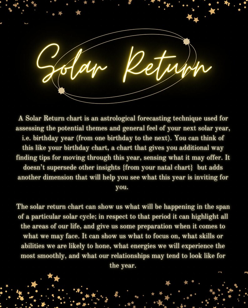 Solar Return Birth Chart Reading | Vedic Astrology Natal Chart Report ...