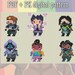 Valorant Mini Agents All Controller Bundle Cross-stitch Digital PDF ...