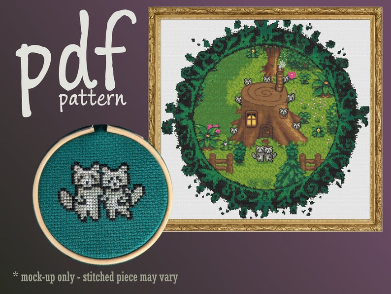 Stardew Valley Raccoon Family Full Cutscene 1.6 Update Digital Cross ...