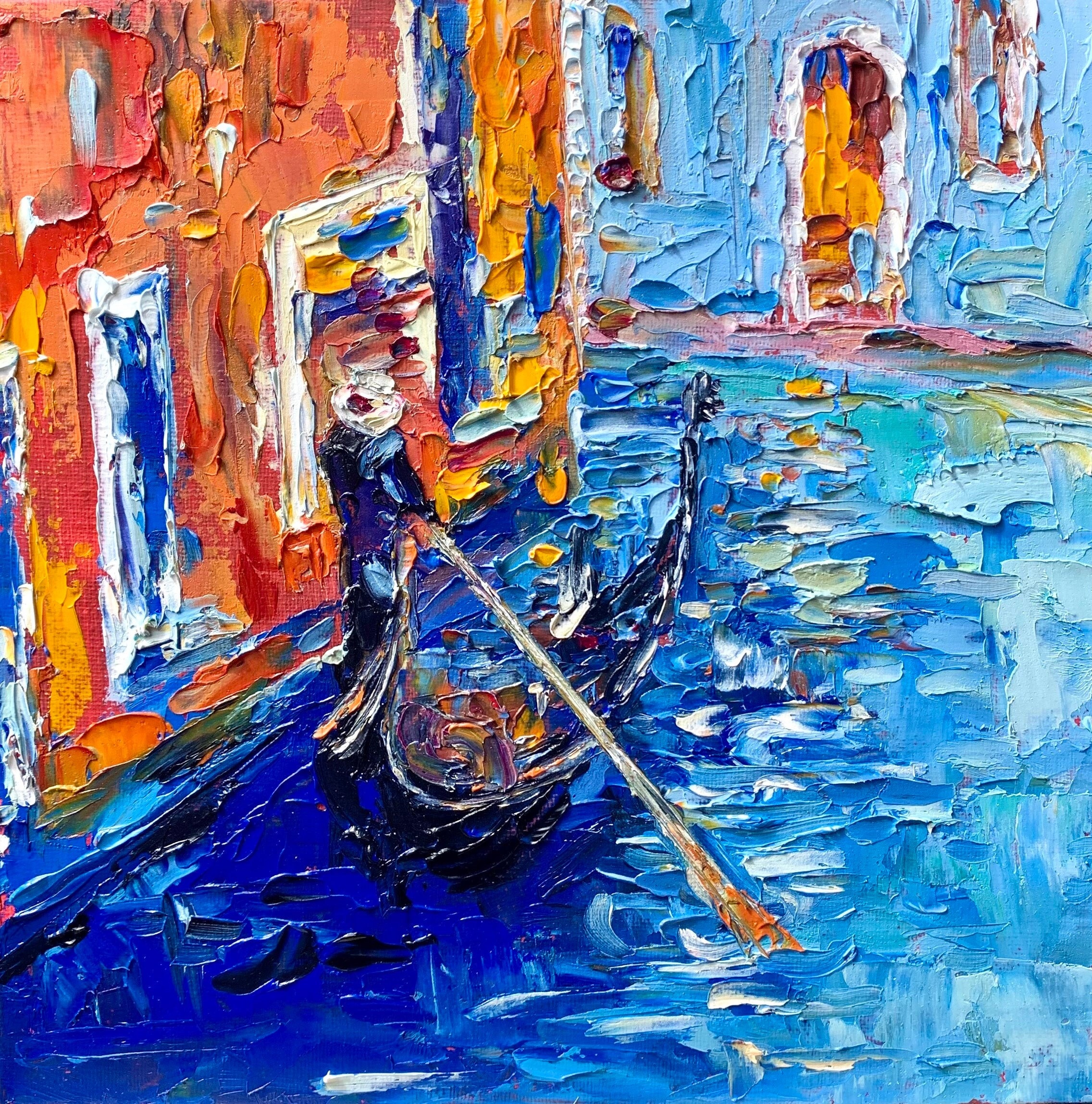 Abstract Venice Paintings The Grand Canal, Venice. Limited Edition