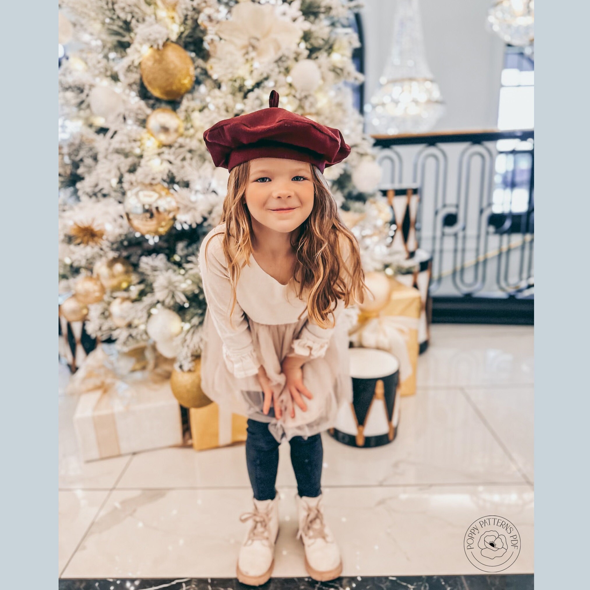 Kid's Beret Hat PDF Sewing Pattern US Letter Size - Etsy