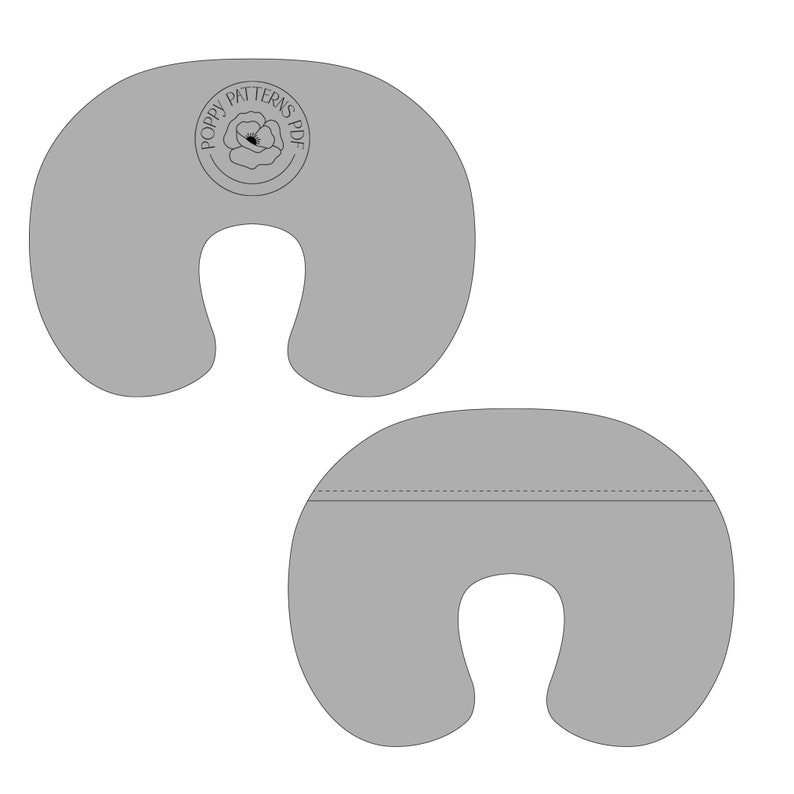 Nursing Pillow Cover PDF Sewing Pattern |US Letter Size & A4 | Digital ...