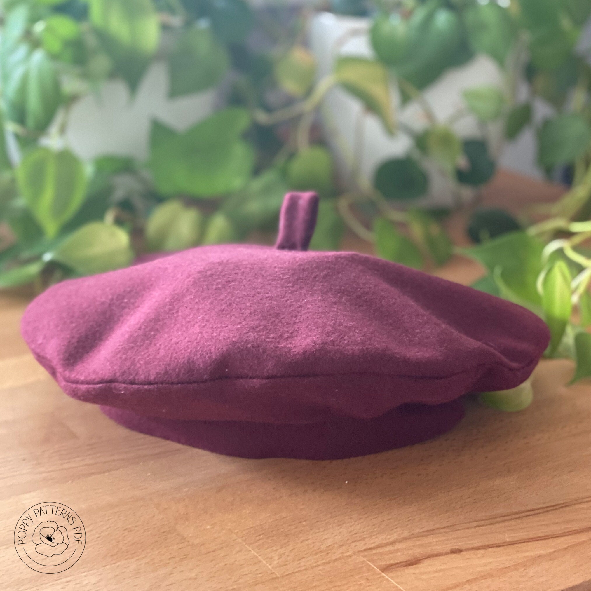 Kid's Beret Hat PDF Sewing Pattern | US Letter Size and A4 | Digital ...