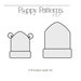 Bear Cub Beanie Sewing PDF Pattern | US Letter Size & A4 Digital Sewing ...