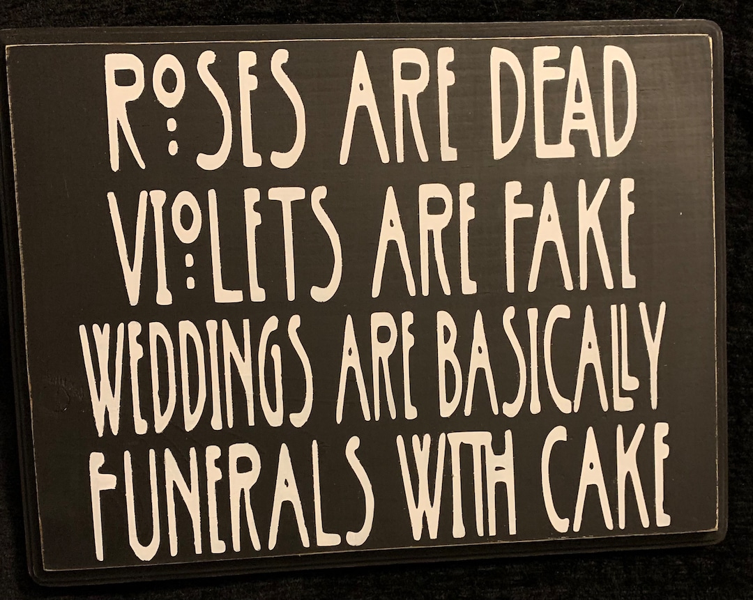 Dark Humor, Gothic Wall Decor, Valentines, Goth Decor, Gallery Wall ...