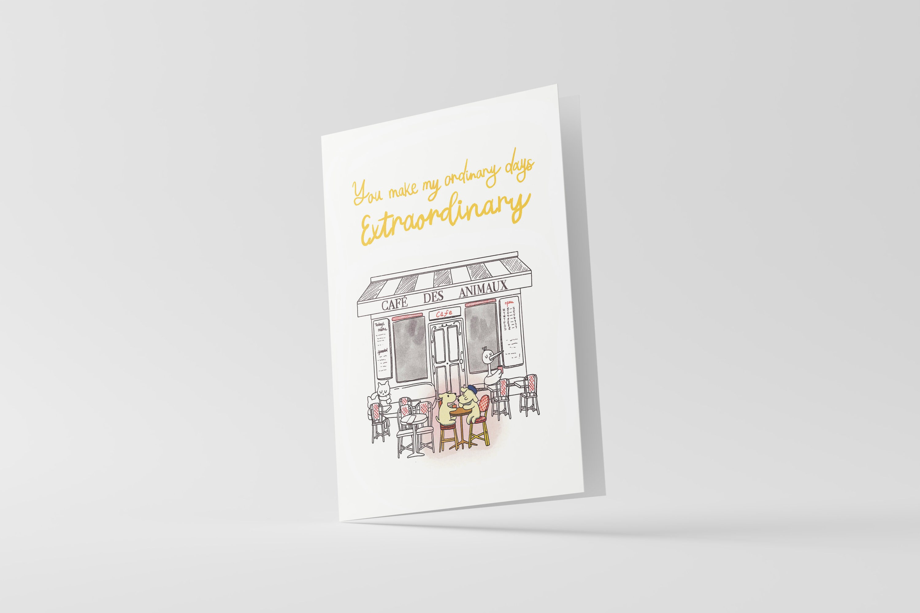 Romantic Card Love Card Aesthetic Card Couples Card Anniversary Card ...