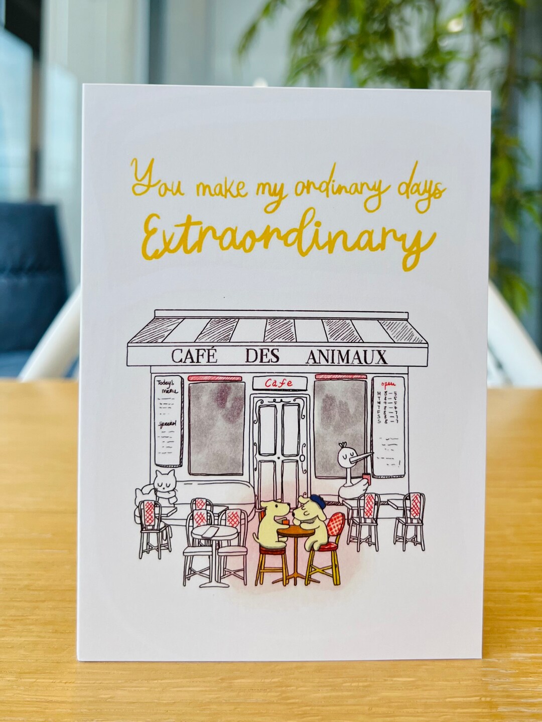 Romantic Card Love Card Aesthetic Card Couples Card Anniversary Card ...