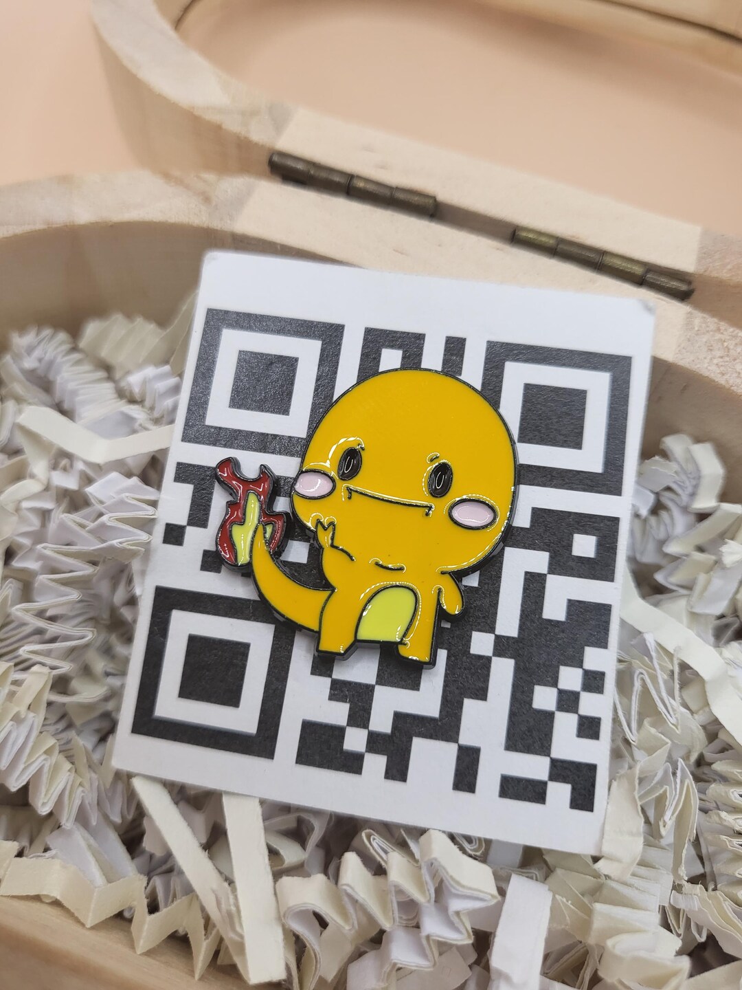 Charmander Enamel Pin, Retro Gamer Pokepin - Etsy