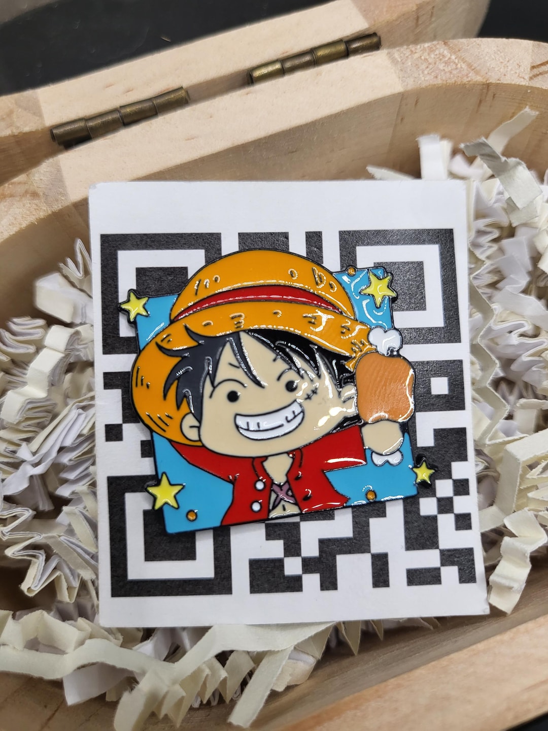 Luffy One Piece Enamel Pin - Etsy